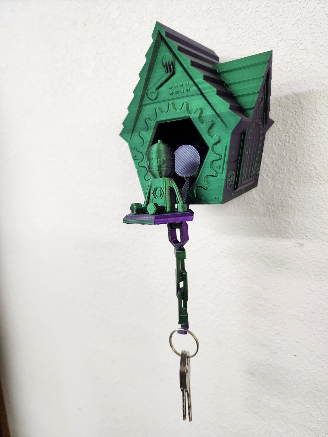 3D Printed Robot Key Hook - Etsy