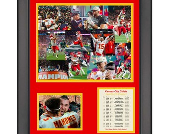 Kansas City Chiefs Framed - Etsy