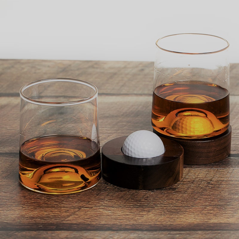 Golf Ball Glass Sets - Etsy