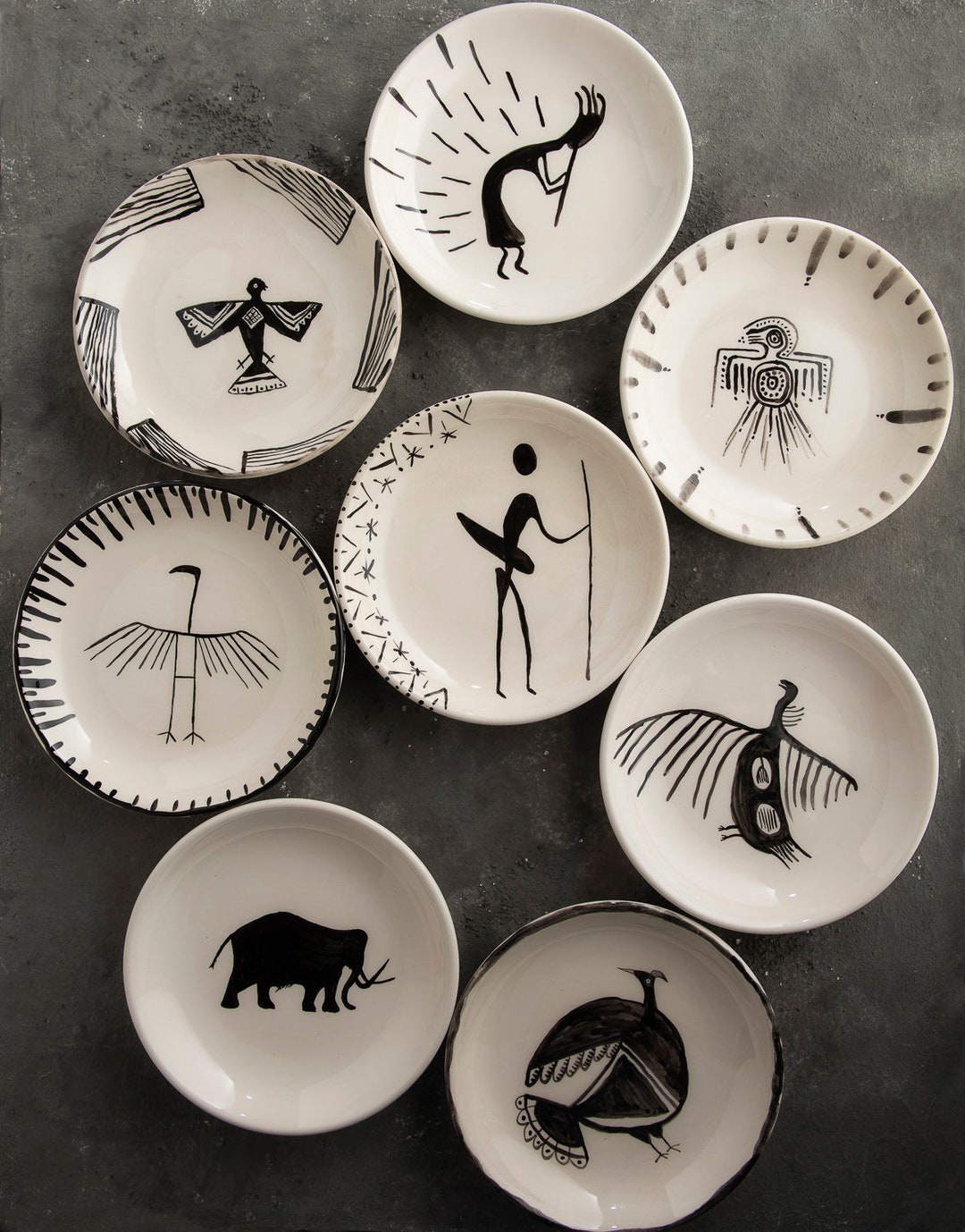 Ceramic Dinner Set/ceramic Set of 8 / Ceramic Dinnerware / Handmade ...