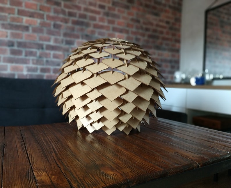 Round Laser Cut Lamp 200+ Pieces - Etsy