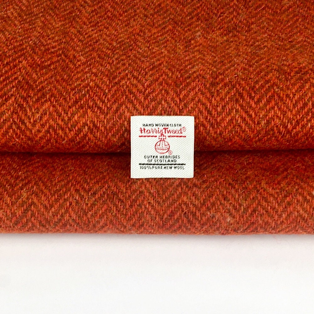 Harris Tweed Fabric Also Lampshade Kit Sizes Green Orange Grey | Etsy