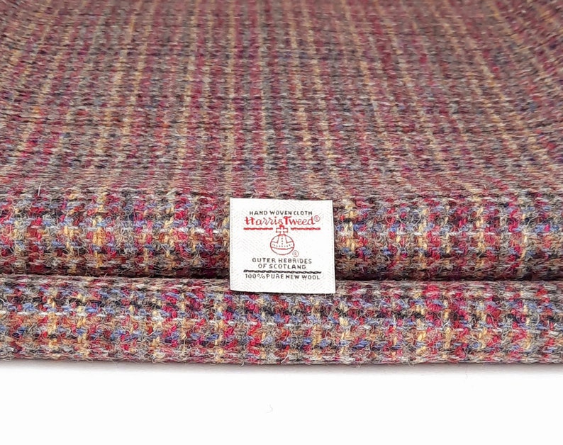 Harris Tweed Fabric Plain Herringbone Houndstooth Dogtooth | Etsy UK