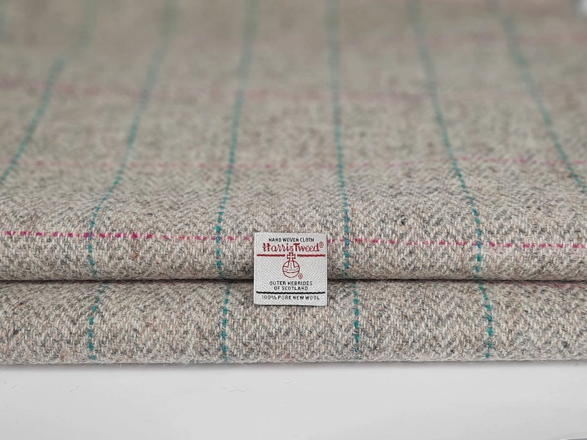Harris Tweed Fabric Plain Herringbone Dogtooth Houndstooth | Etsy