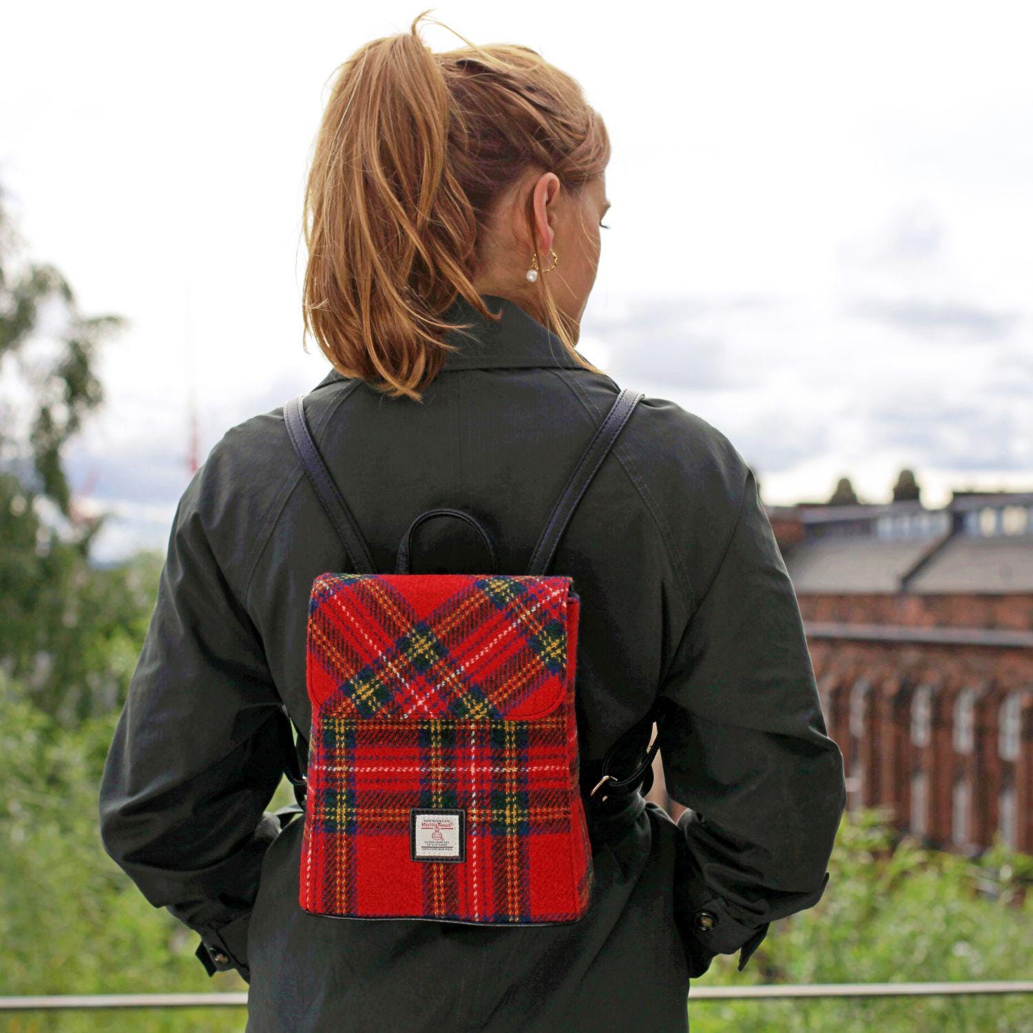 Harris Tweed Tummel Mini Backpack - Etsy