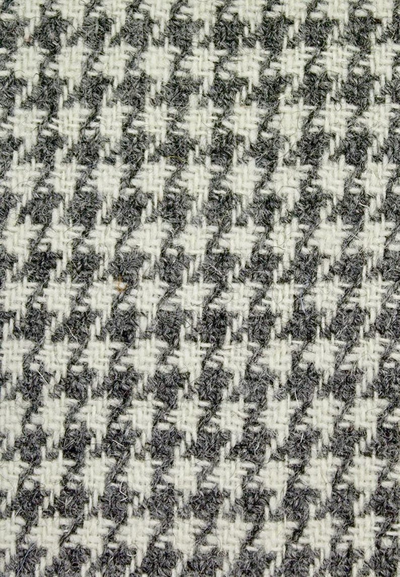 Harris Tweed Grey White Houndstooth Dogtooth Suitable for All ...