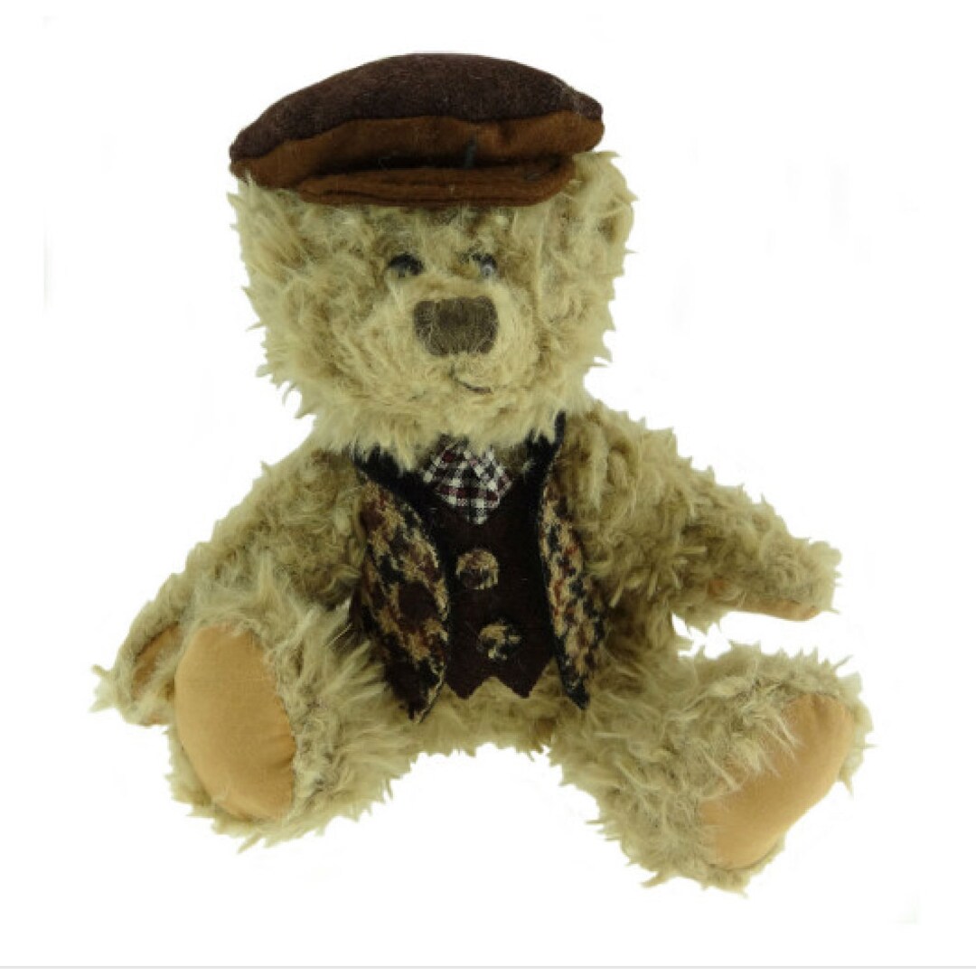 25cm Boy Childs Teddy Bear With Harris Tweed Clothing - Etsy