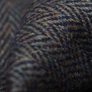 Harris Tweed Fabric Forest Green Herringbone Suitable for All ...