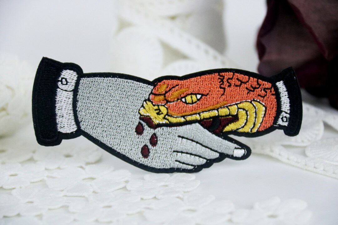 Snake Hand Patch, Trust No One Patch, Iron on Patch/embroidered Patch ...