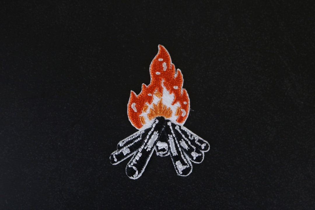 Campfire Patch, Camping Patch, Iron on Patch/embroidered Patch/funny ...