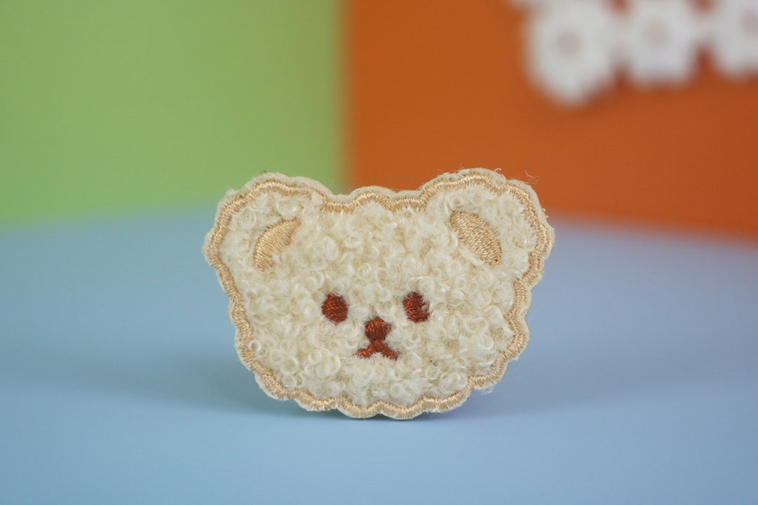 Chenille Teddy Bear Patch, Bear Patch, Iron on Patch/embroidered Patch ...