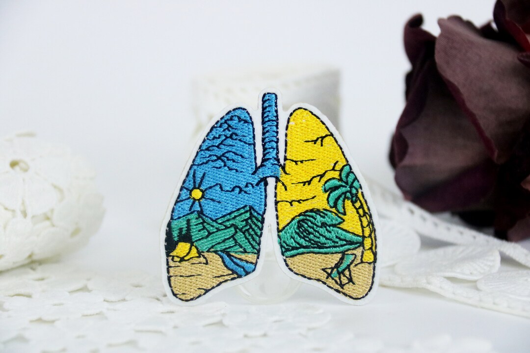 Wild in Lung Patch, Mountain, Iron on Patch/embroidered Patch/funny ...