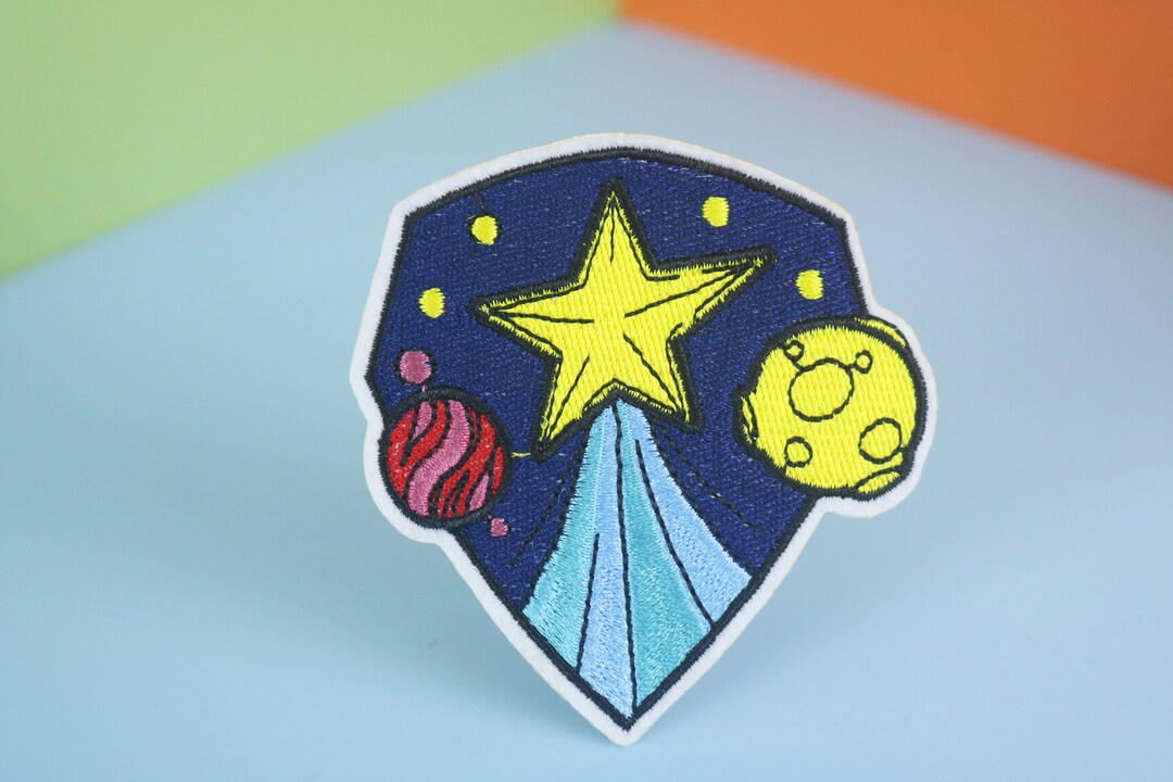 Meteor Patch, Space Patch, Planets Patch, Iron on Patch/embroidered ...