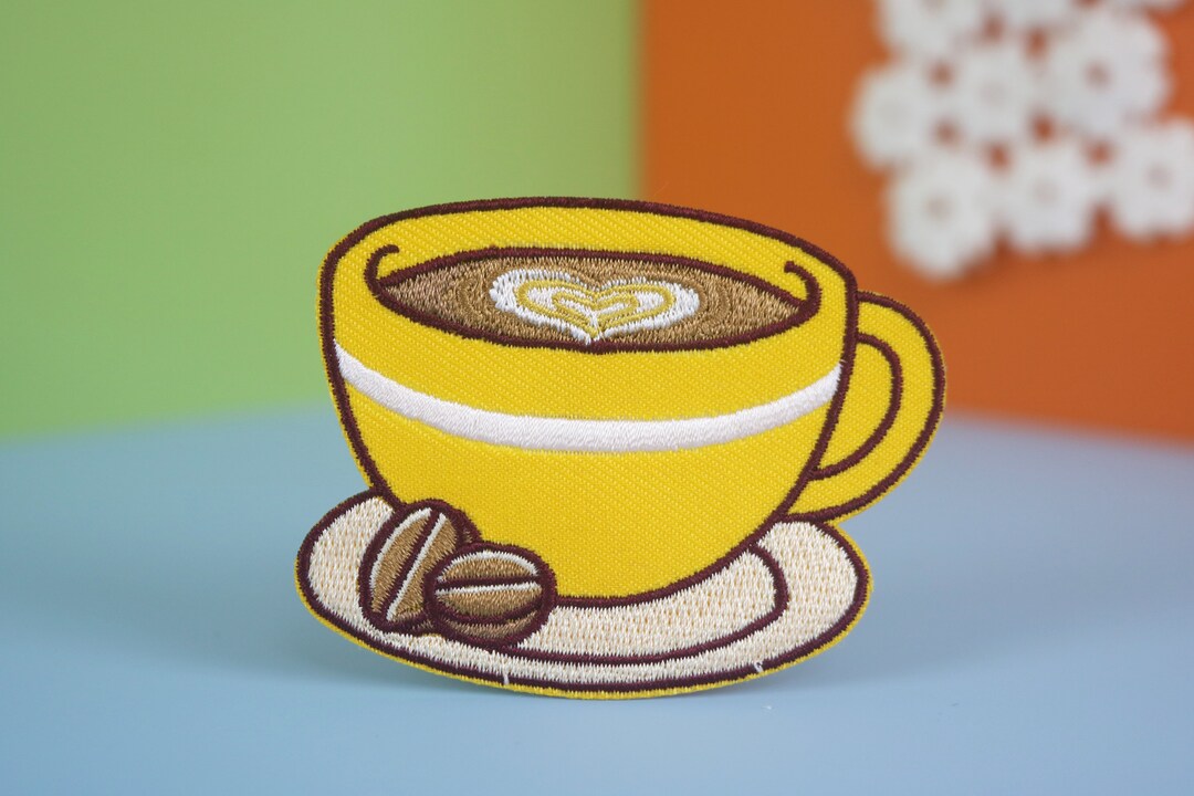 Coffee Patch, Latte Patch, Iron on Patch/embroidered Patch/funny Patch ...
