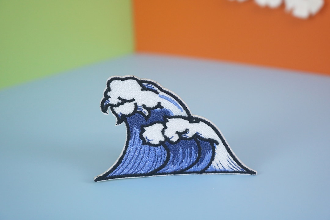 Sea Wave Patch, Wave Patch, Iron on Patch/embroidered Patch/funny Patch ...