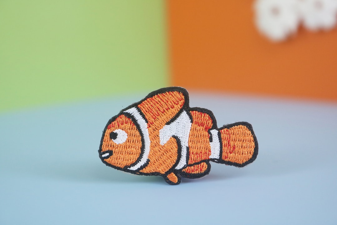 Nemo Patch, Clownfish Patch, Iron on Patch/embroidered Patch/funny ...