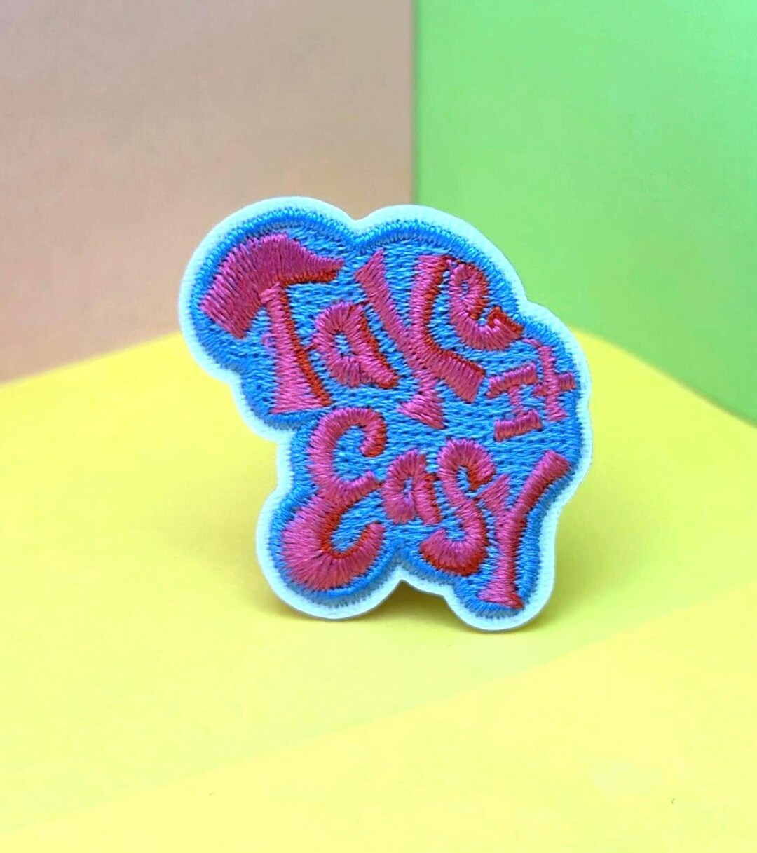 Take It Easy Patch, Iron on Patch/embroidered Patch/funny Patch ...