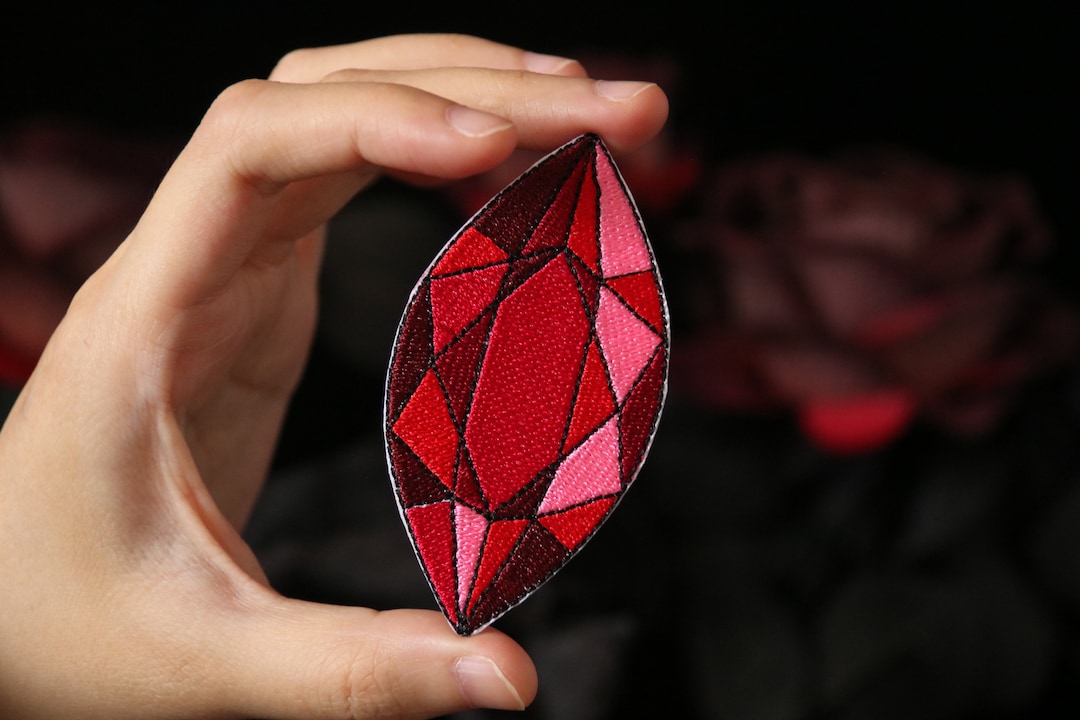 Gorgeous Ruby Patch, Gem Patch, Iron on Patch/embroidered Patch/funny ...