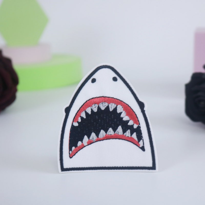 Great White Shark Patch - Etsy