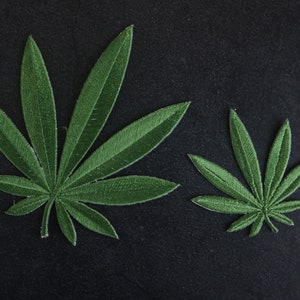 Weed Patch, Leaves Patch, Iron on Patch/embroidered Patch/funny Patch ...