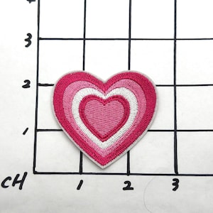 Pink Heart Patch, Iron on Patch/embroidered Patch/funny Patch/applique/sew on Patch - Etsy
