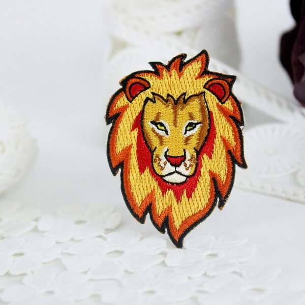 Lion Patch - Etsy