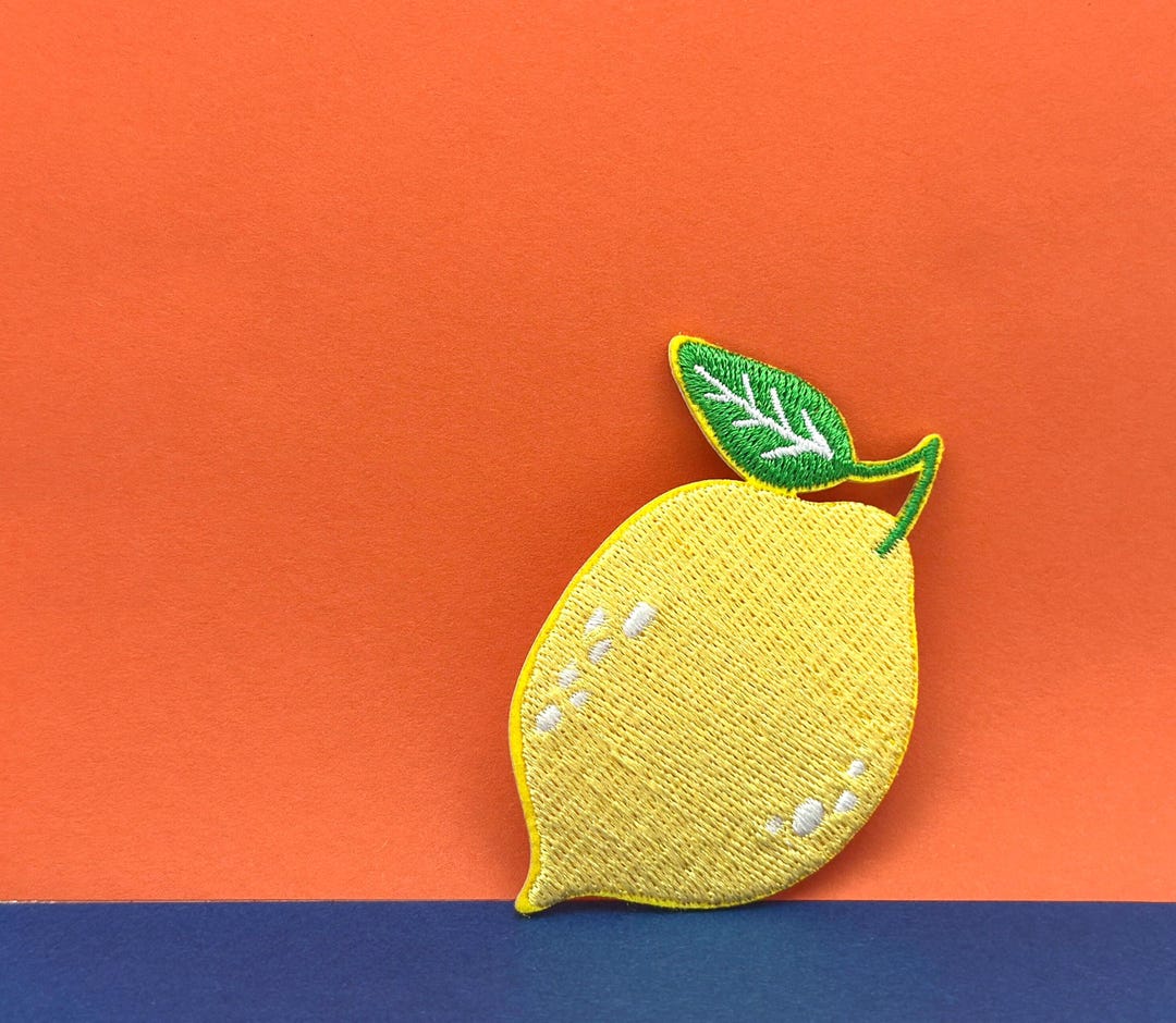 Gorgeous Lemon Patch, Fruit Patch, Iron on Patch/embroidered Patch ...