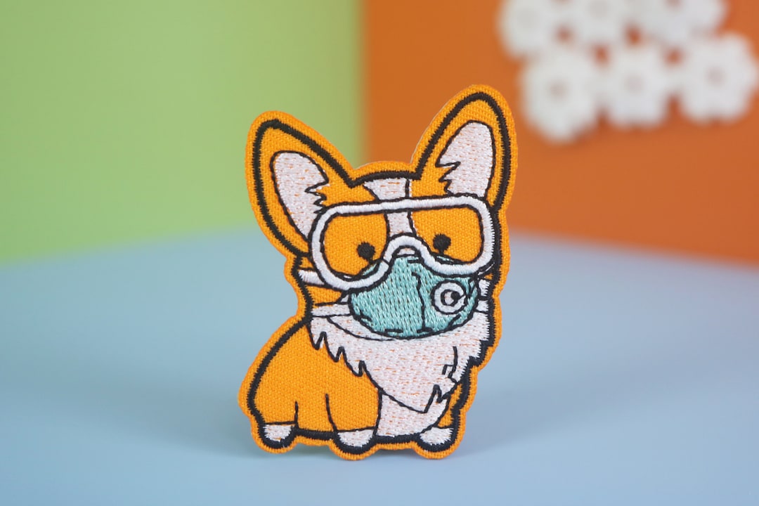 Doctor Corgi Patch, Dog Patch, Iron on Patch/embroidered Patch/funny ...