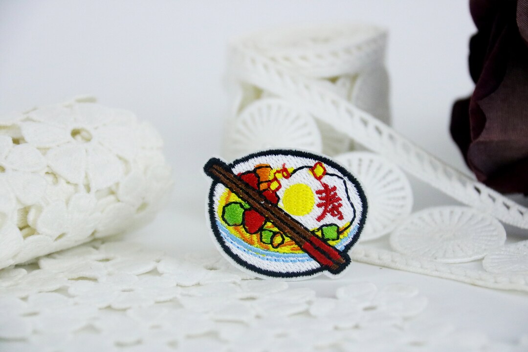 Ramen Patch, Noddles Patch, Iron on Patch/embroidered Patch/funny Patch/applique/sew on Patch - Etsy