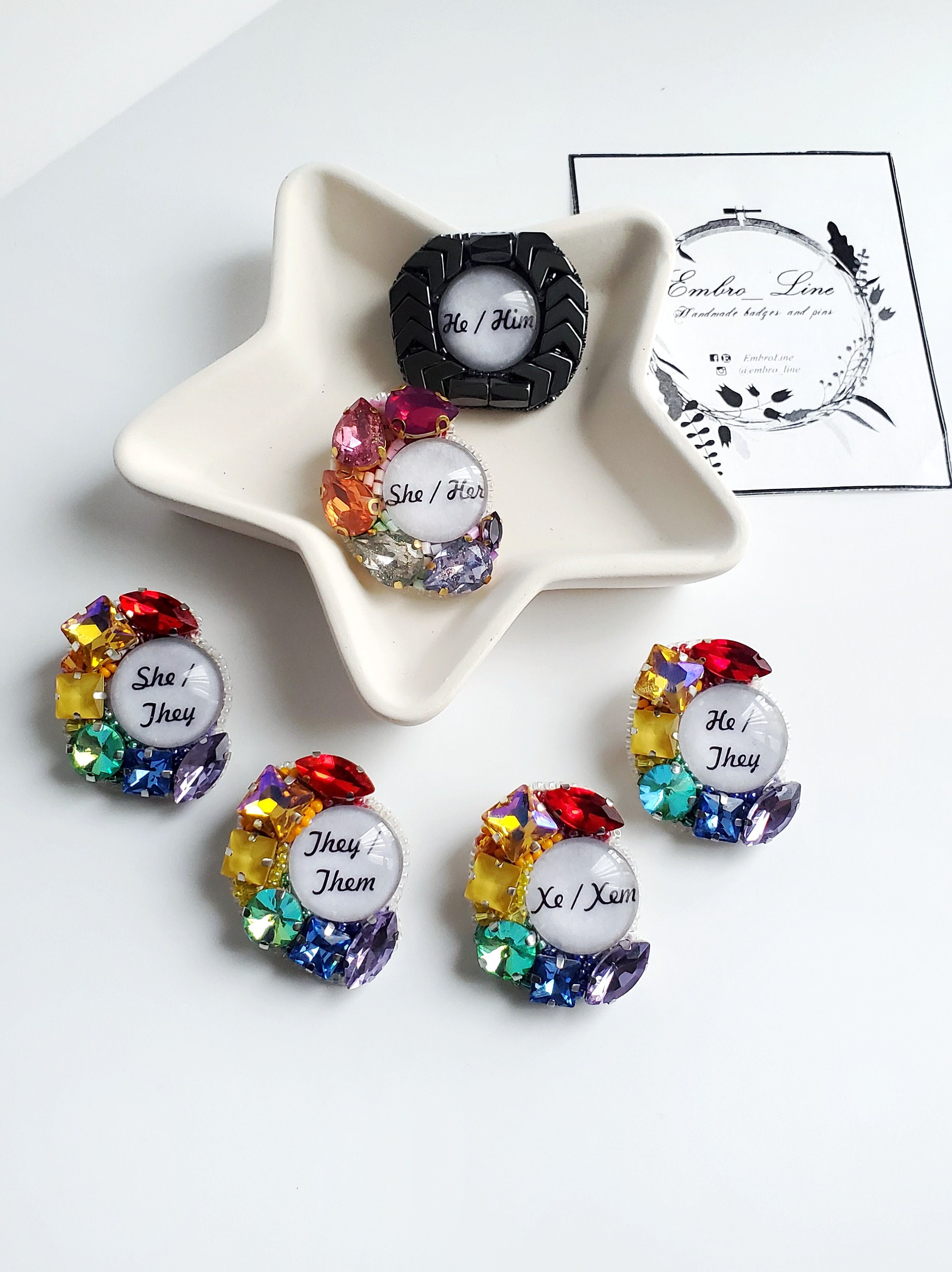 Gender Diversity Pronouns Transgender Pin, Pride and Prejudice Gender ...