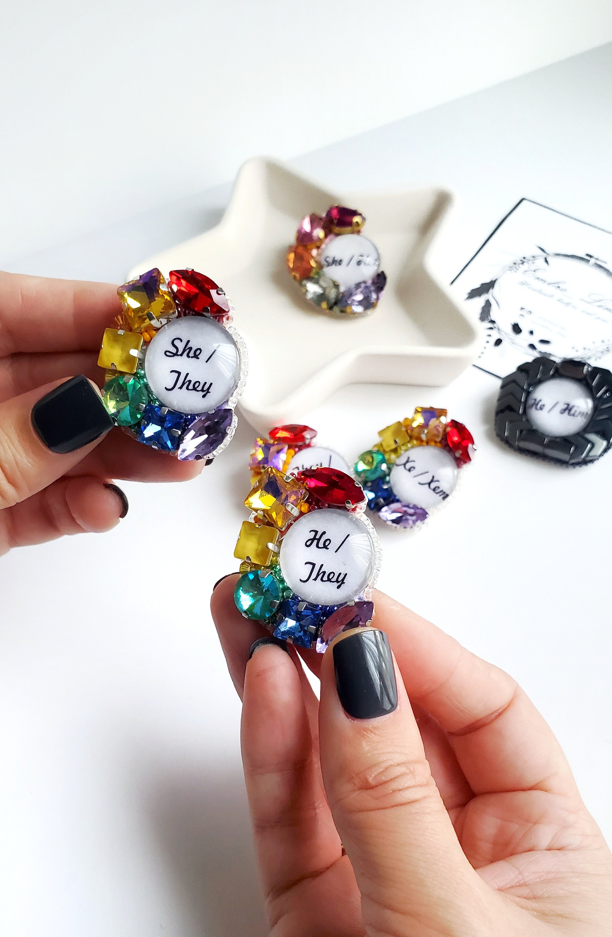Gender Diversity Pronouns Transgender Pin, Pride and Prejudice Gender ...