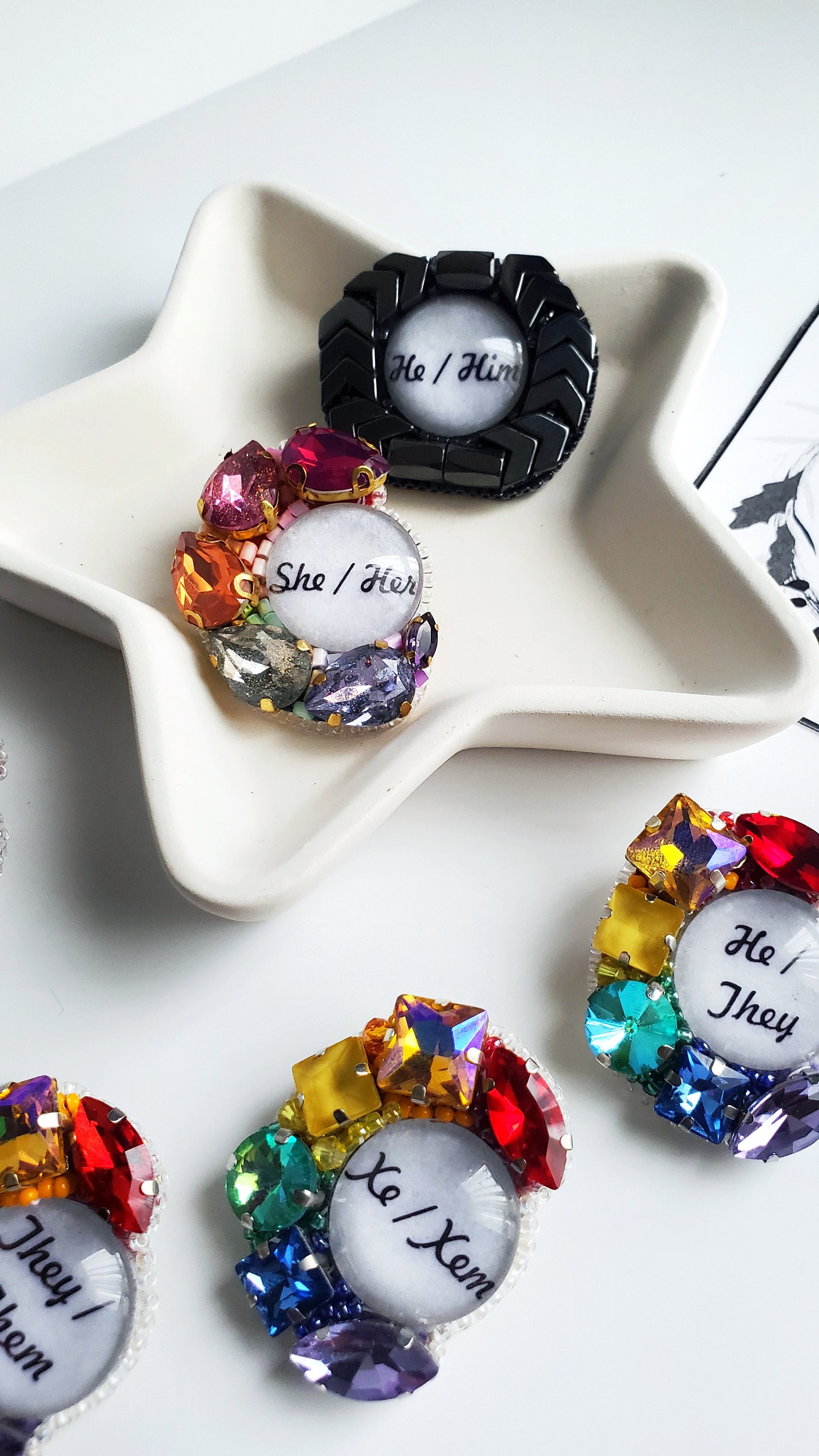 Gender Diversity Pronouns Transgender Pin, Pride and Prejudice Gender ...