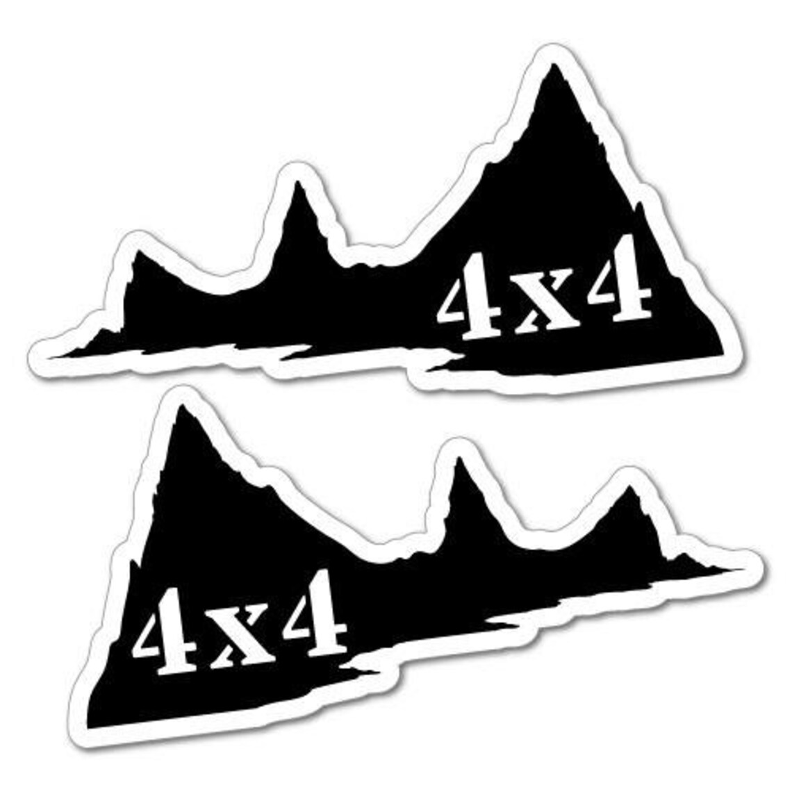 2X Mountains 4X4 Sticker 4X4 Funny For 4wd Landcruiser Prado | Etsy
