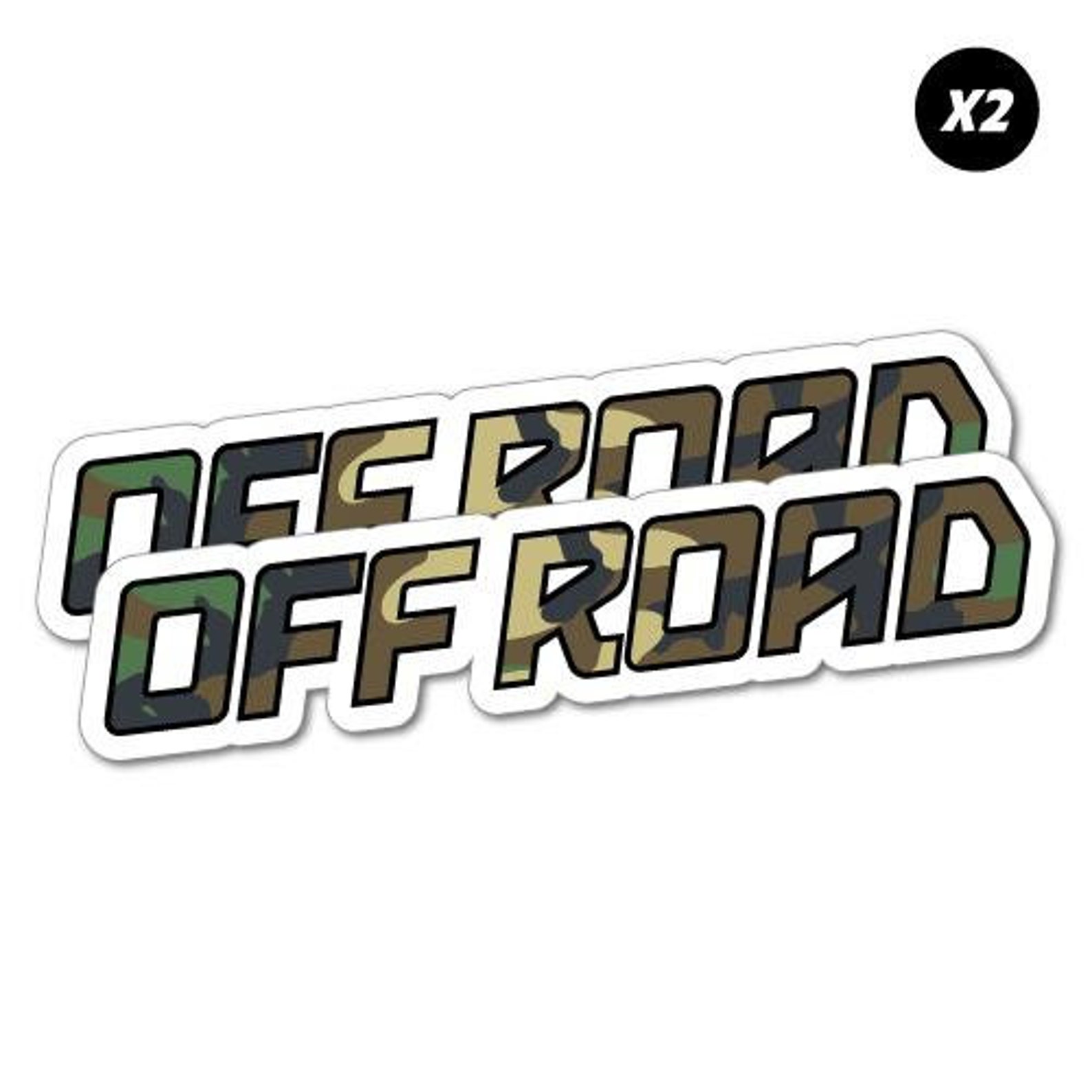 2X off Road Sticker 4X4 Funny for 4wd Landcruiser Prado | Etsy