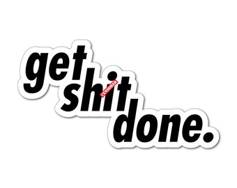 Study Hard Sticker - Etsy