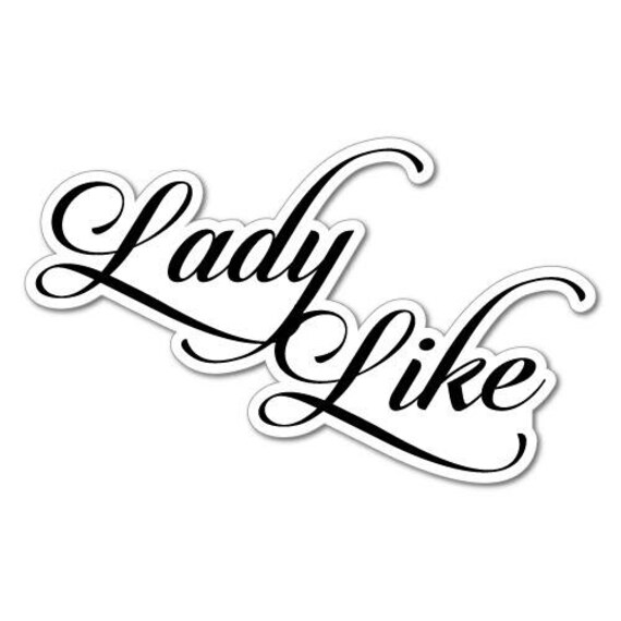 Bumper Stickers Paper & Party Supplies Lady Like Jdm Sticker Decal ...