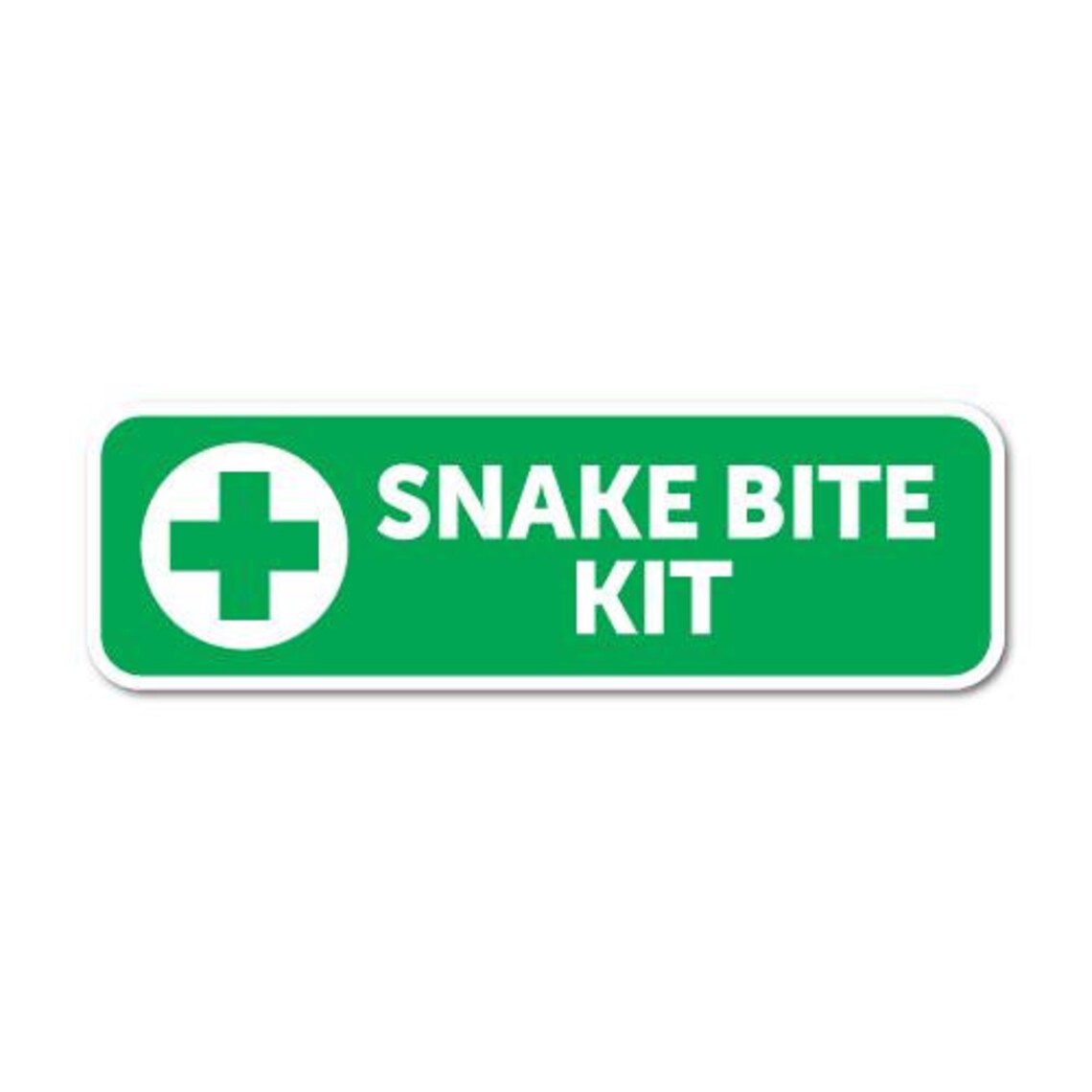 Snake Bite Kit Sticker Safety Label Signage Trauma Aed Trained | Etsy