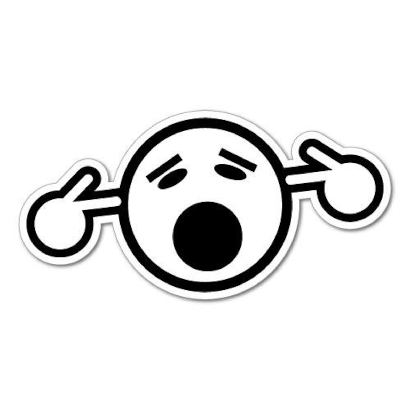 Too Loud Ear Plugged Jdm Sticker Decal Japan Domestic Market | Etsy