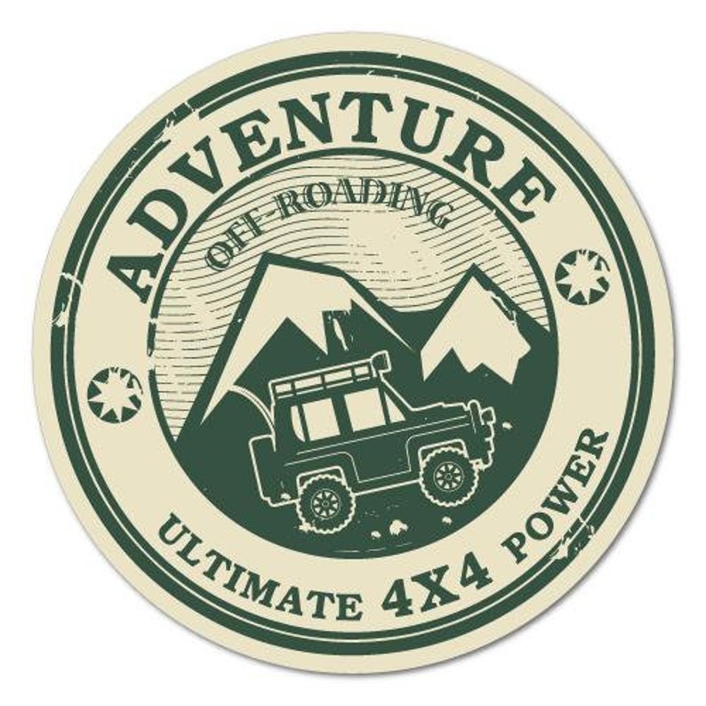 Adventure 4X4 4wd Offroad Sticker 4X4 Funny 4WD Bush Outback | Etsy