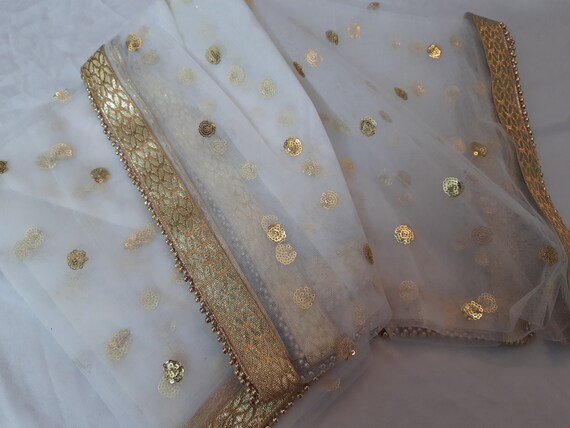 Wedding Dupatta .Indian Dupatta Bridal Dupatta . Evening | Etsy