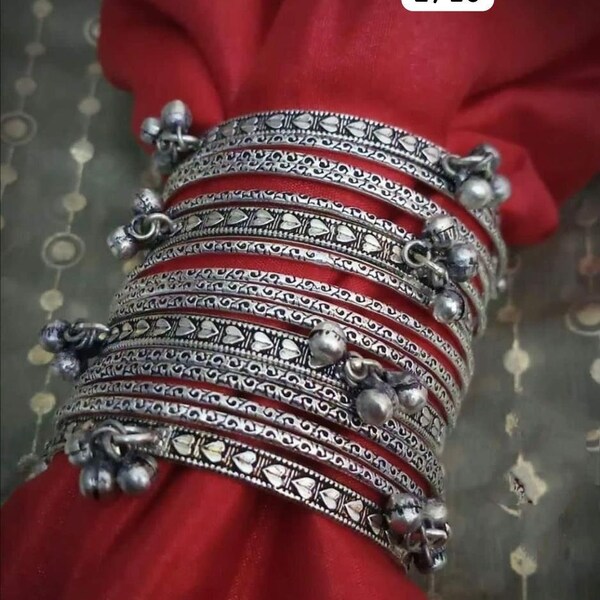 Oxidized Bangles - Etsy