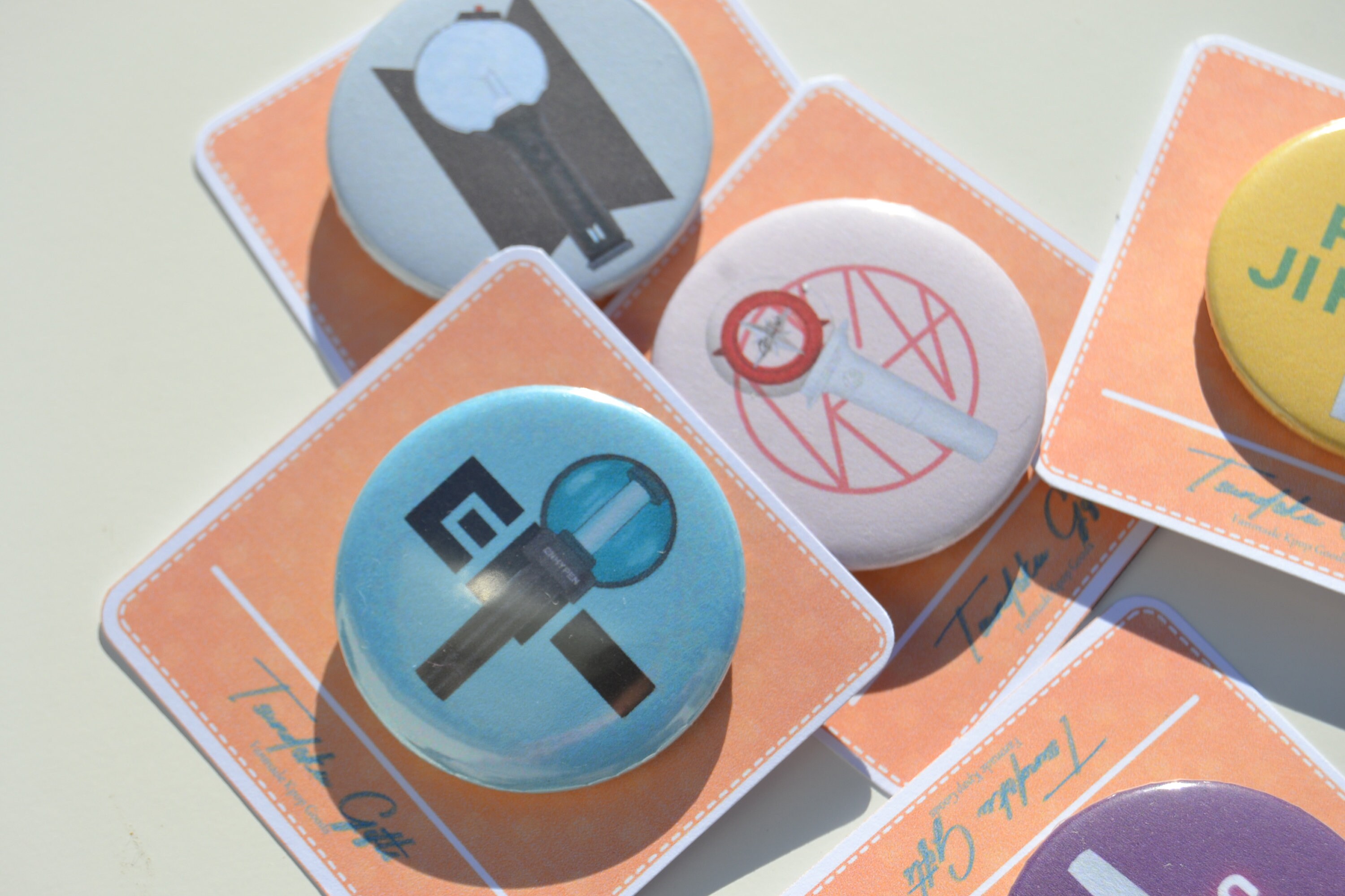 Kpop Button Pin Badge Lightstick Button - Etsy