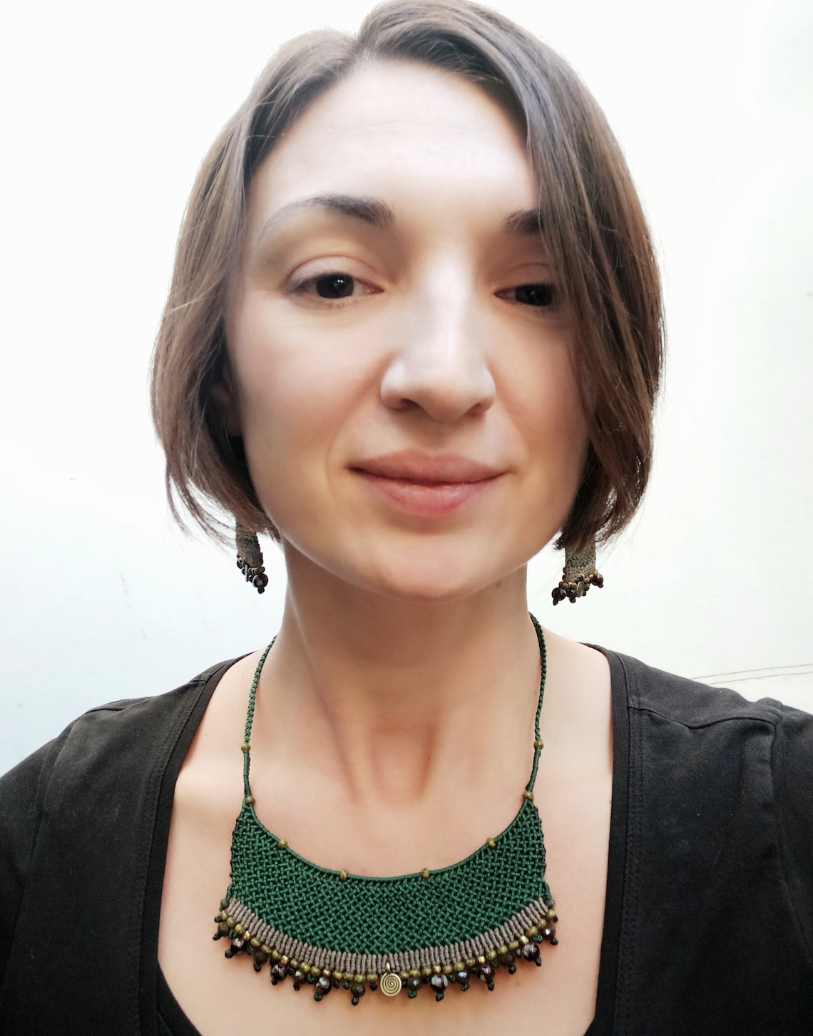 Macrame Jewelry Set/boho Macrame Jewelry/bohemian - Etsy