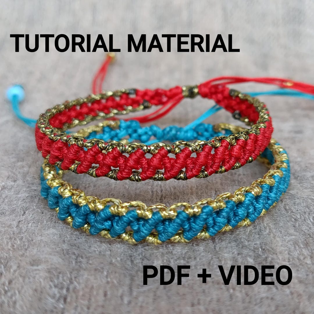 Tutorial Pattern/macrame Pattern Pdf/tutorial Jewelry/tutorial Macrame ...