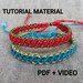Tutorial Pattern/macrame Pattern Pdf/tutorial Jewelry/tutorial Macrame ...