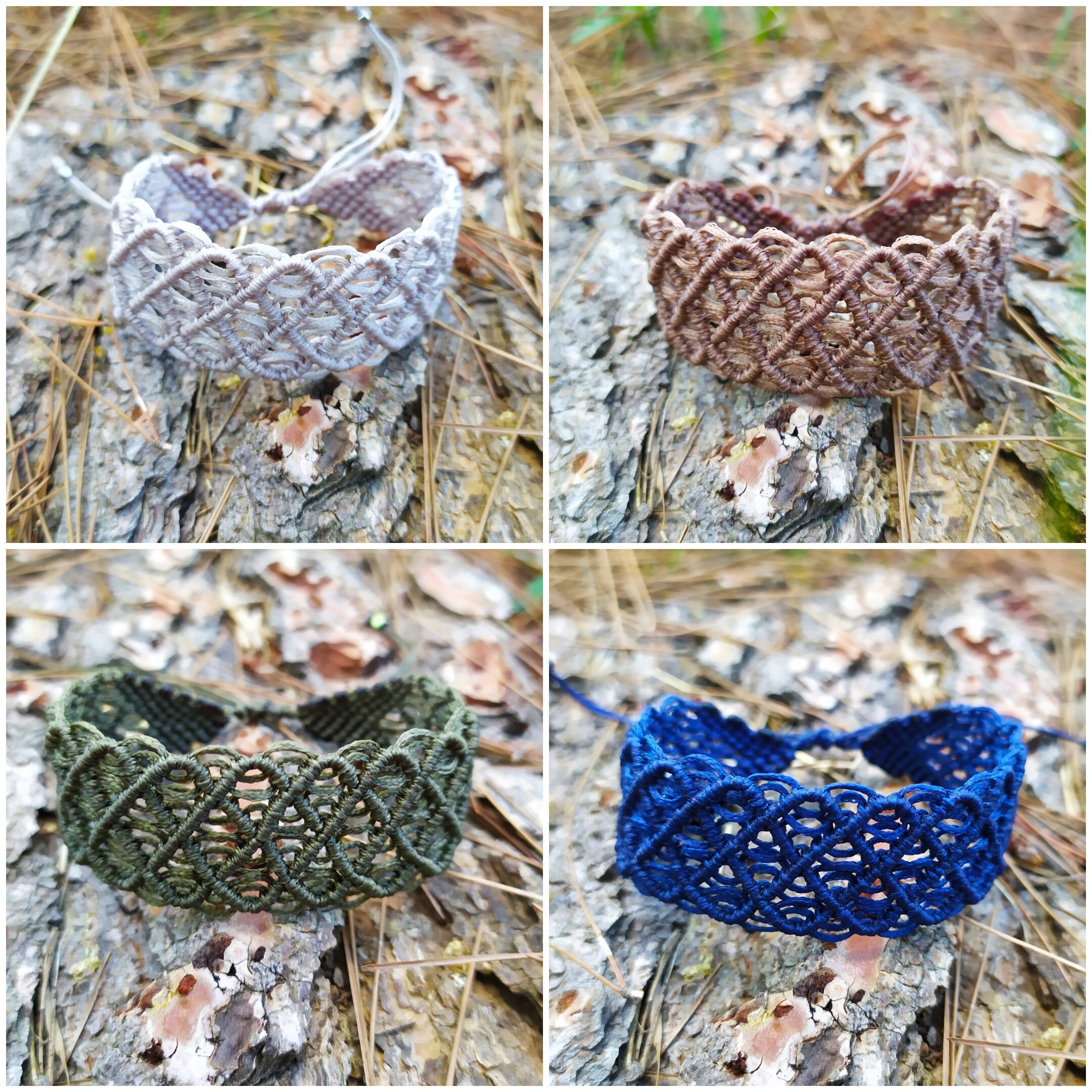 Macrame Bracelet/knotted Bracelet/boho Bracelet/hippie Bracelet ...