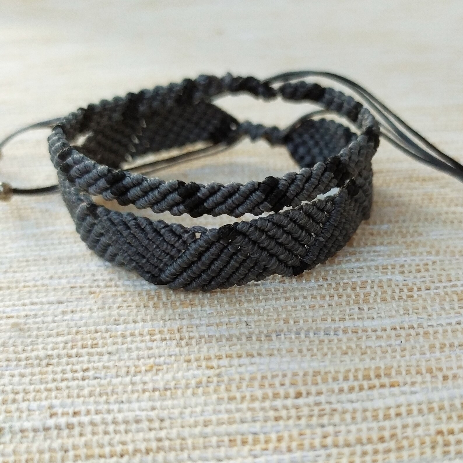 Boho Macrame Bracelet/set of 2 Bracelet/hippie Jewelry/macrame Jewelry ...