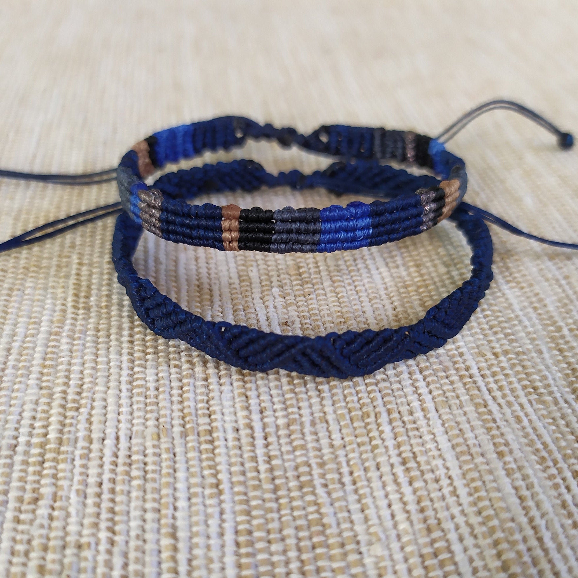 Macrame Bracelet/surfer Bracelet/everyday Bracelet/best Friend Bracelet ...