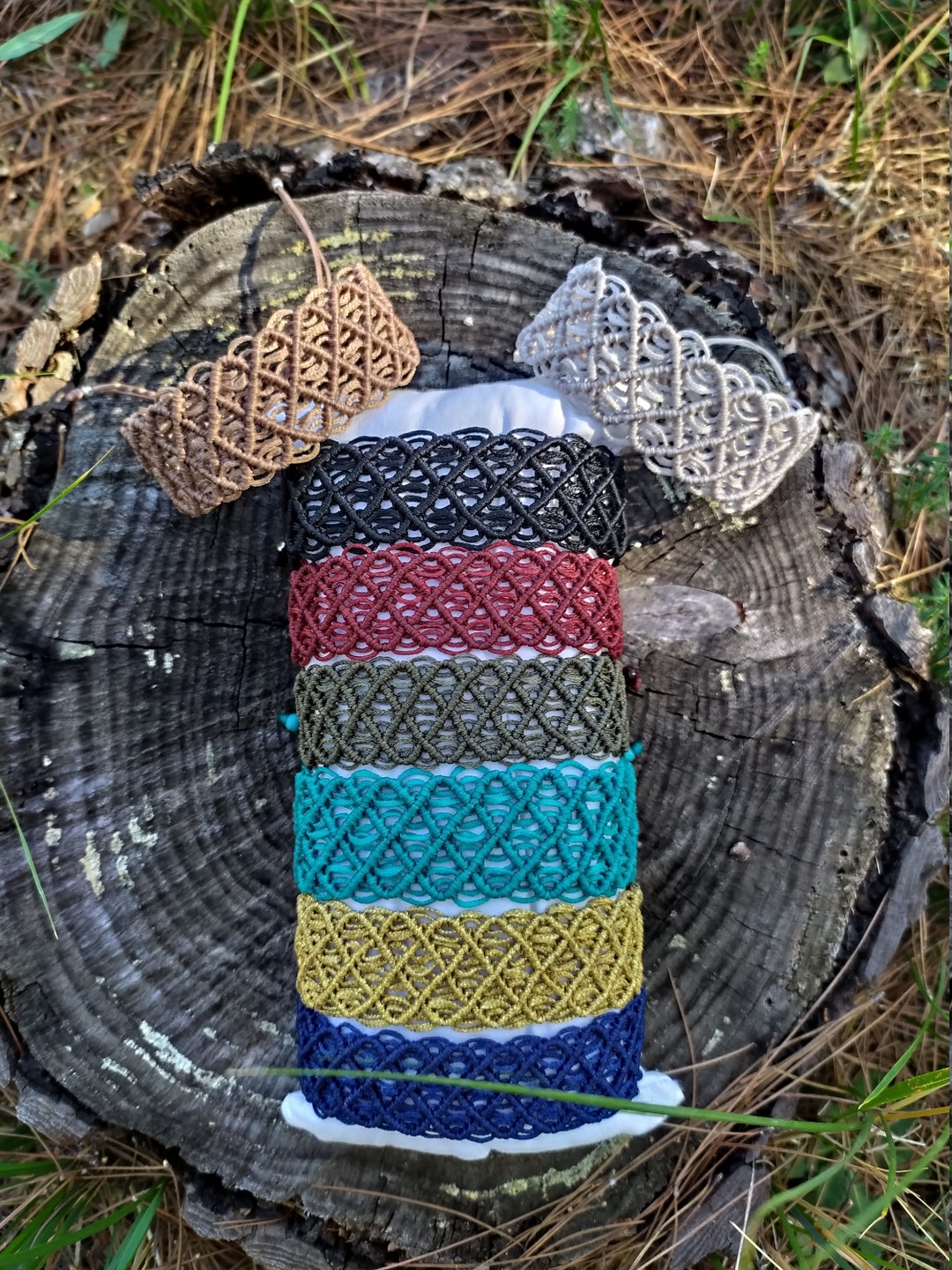 Macrame Bracelet/knotted Bracelet/boho Bracelet/hippie Bracelet ...