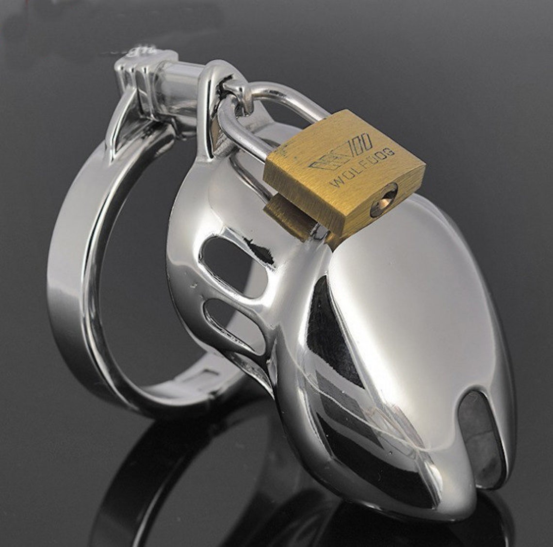 Male Chastity Devices Stainless Steel Cock Cage For Men Penis Etsy